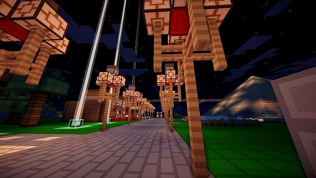 Automatic Night Light Minecraft Map