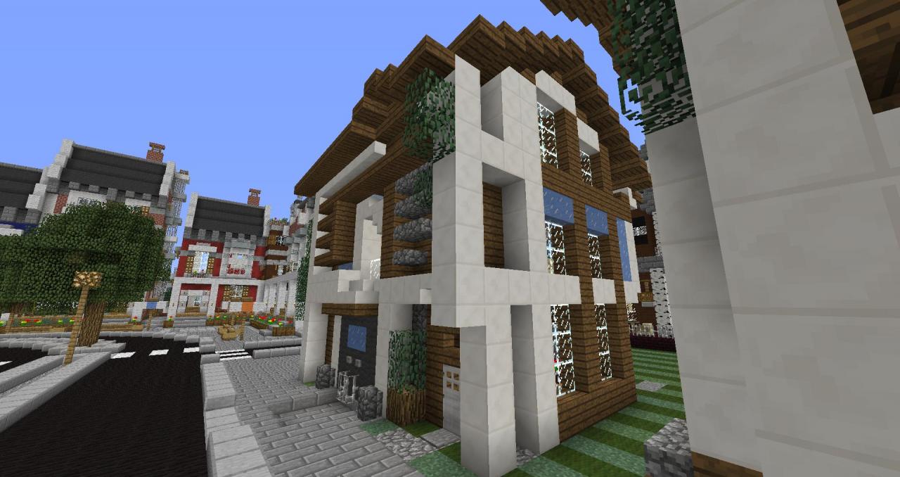 Modern House - Maple leaf Minecraft Map