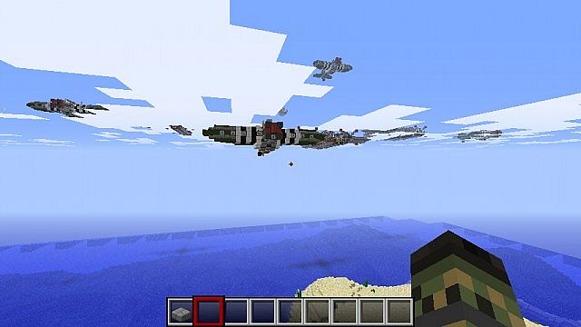 P-47D-25 Thunderbolt Minecraft Map