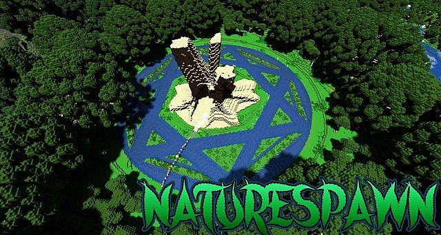 The NATURESPAWN Server Spawn [Earth Spawn] Minecraft Map