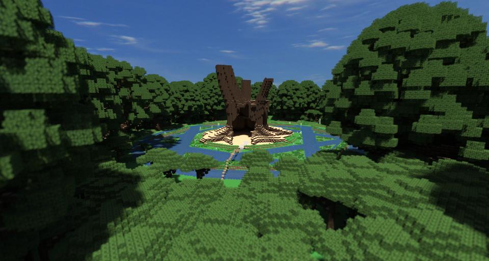 The NATURESPAWN Server Spawn [Earth Spawn] Minecraft Map