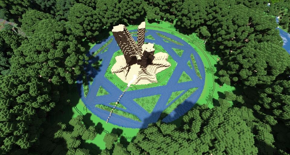 The NATURESPAWN Server Spawn [Earth Spawn] Minecraft Map
