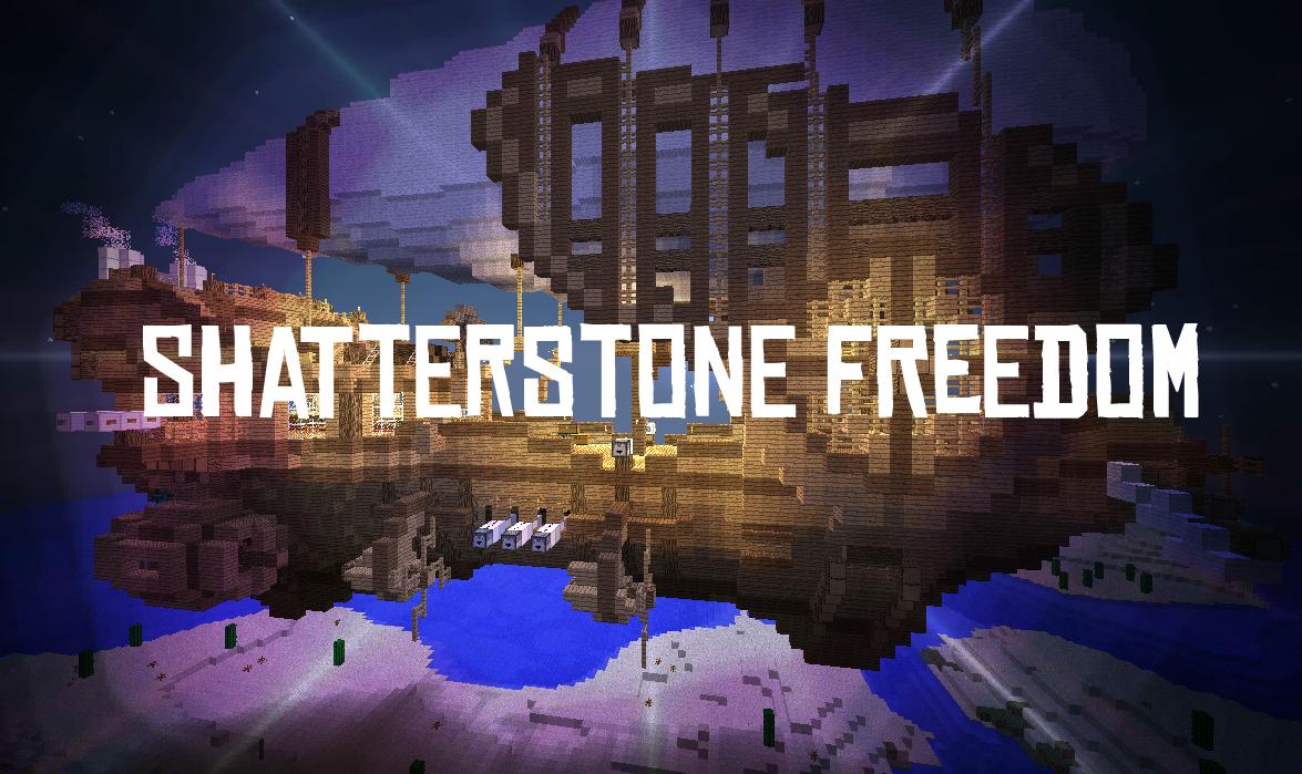 The ShatterStone Freedom - Steam Punk Air Ship Minecraft Map