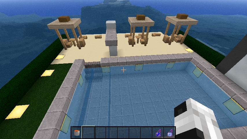 Modern island house Minecraft Map