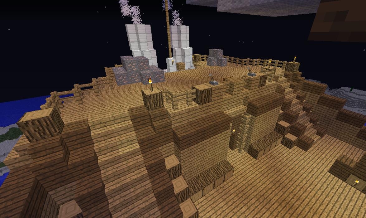 The ShatterStone Freedom - Steam Punk Air Ship Minecraft Map