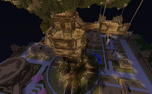 Chinese Village - PandaCraftez Spawn (commission) Minecraft Map