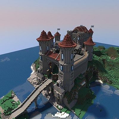 Old Stuff #1: Alacious - Medieval Sea Castle Minecraft Map