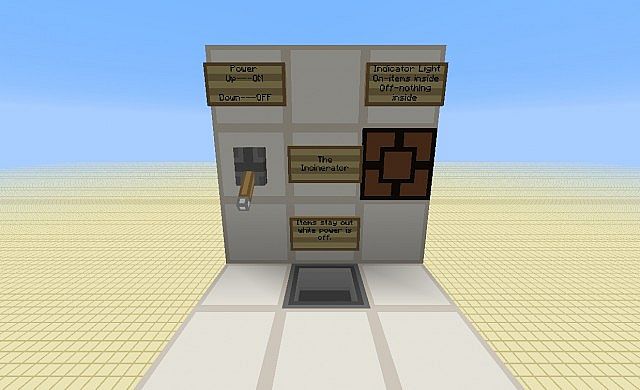 High Tech Incinerator Minecraft Map