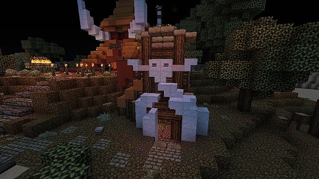 szaman wioski orków /Orc shaman village Minecraft Map