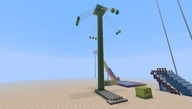 Fun Park with Waterslide,Rollercoaster and cool carnival rides ! HAVE ...