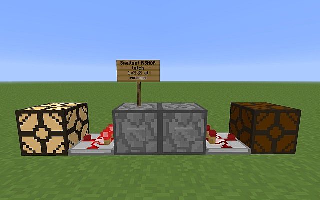 Smallest RSNOR Latch Minecraft Map