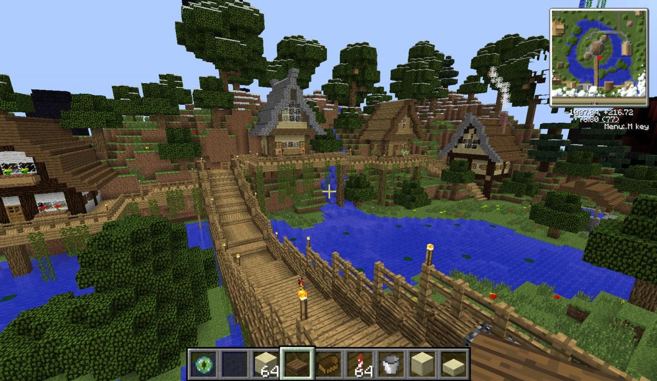 Tudor - Medieval Village with Wizard Tower Minecraft Map