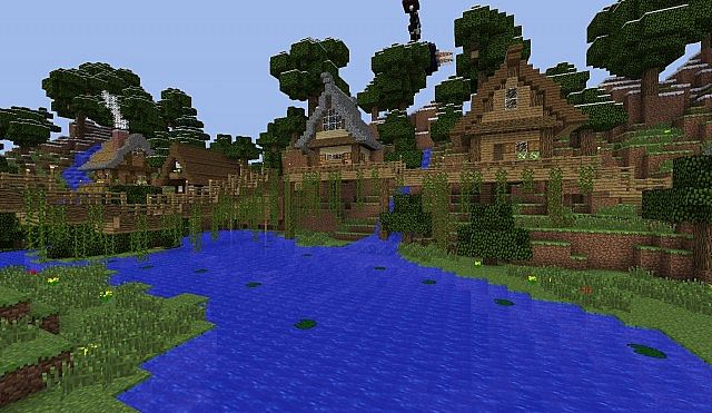 Tudor - Medieval Village with Wizard Tower Minecraft Map