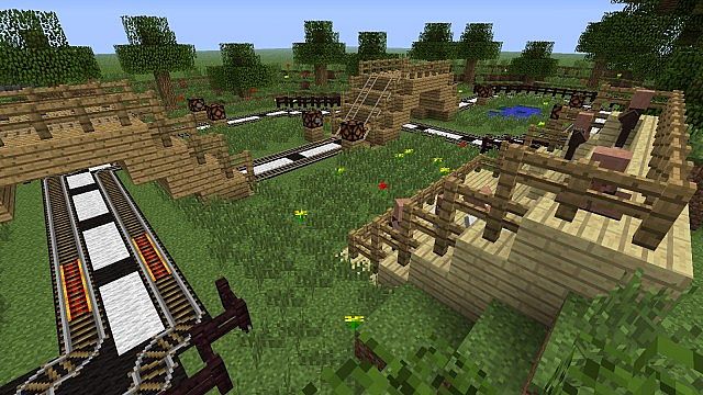 Minecart racing v1.2 Minecraft Map