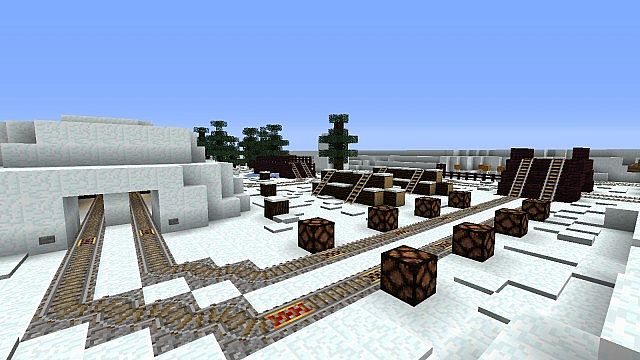 Minecart racing v1.2 Minecraft Map