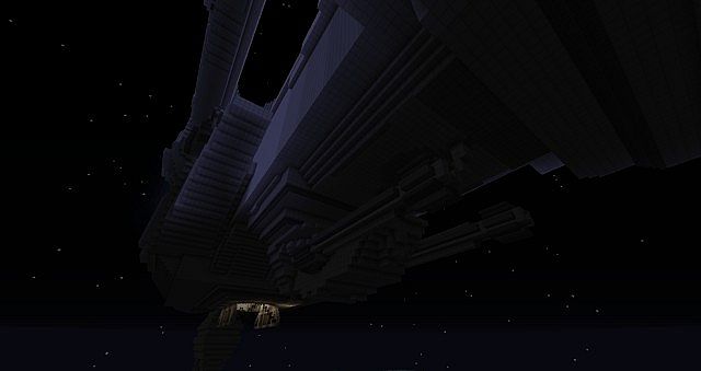 Conestoga Class (Sulaco like ship from ALIENS) Minecraft Map