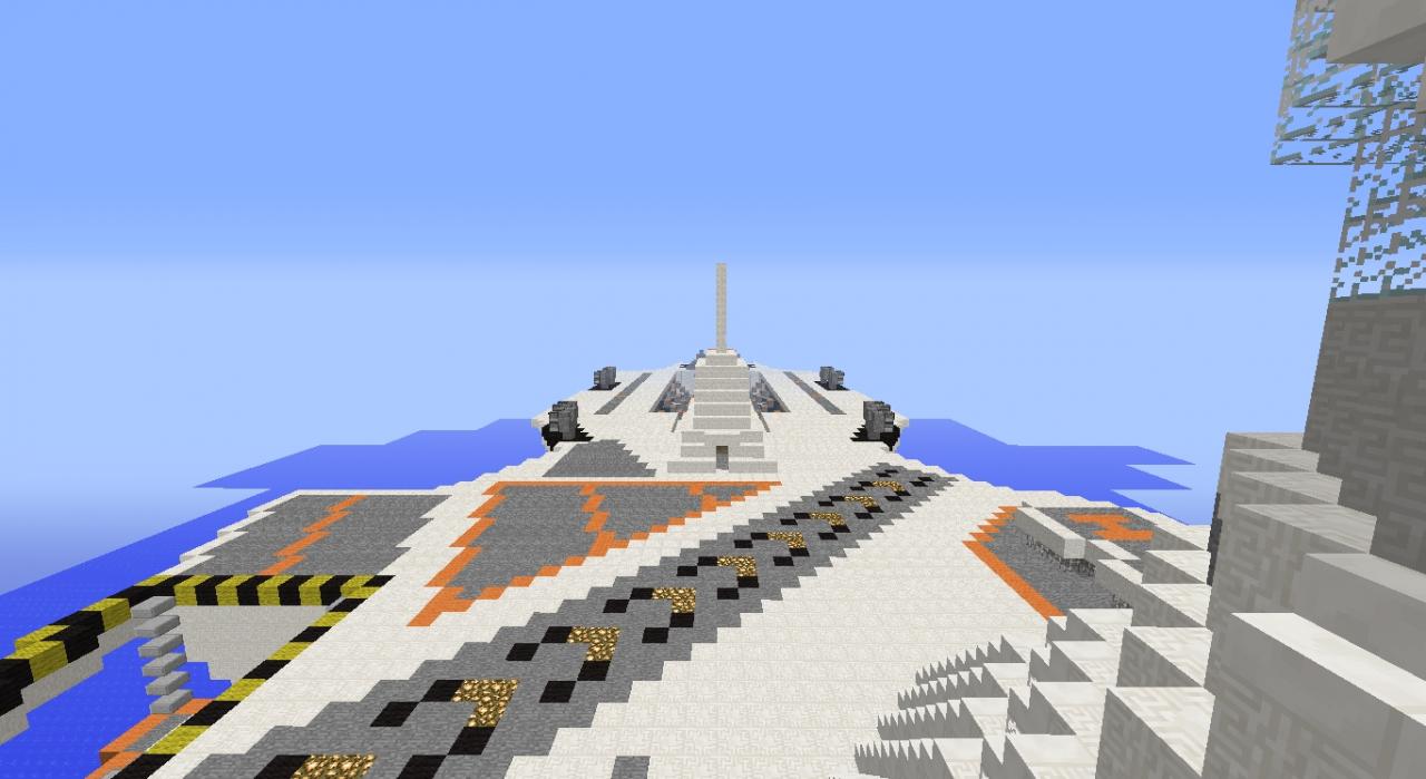 Saints Row: The Third - Thermopylae Aircraft Carrier Minecraft Map