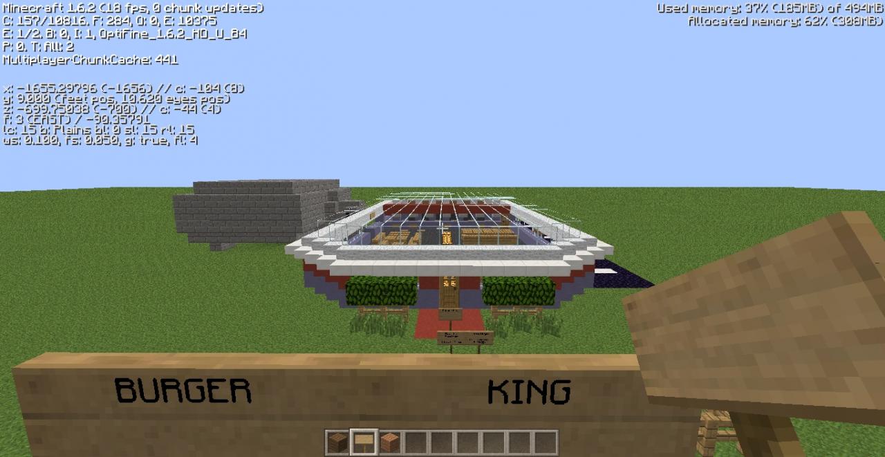 Burger King map By Sleathar Minecraft Project
