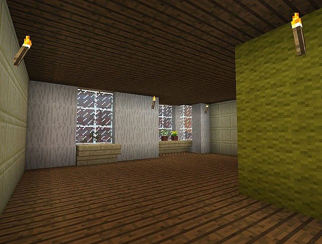 House with enclosed balcony Minecraft Map