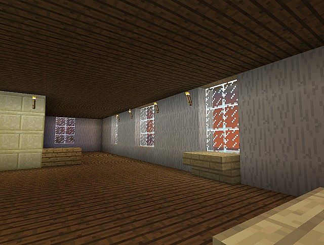 House with enclosed balcony Minecraft Map