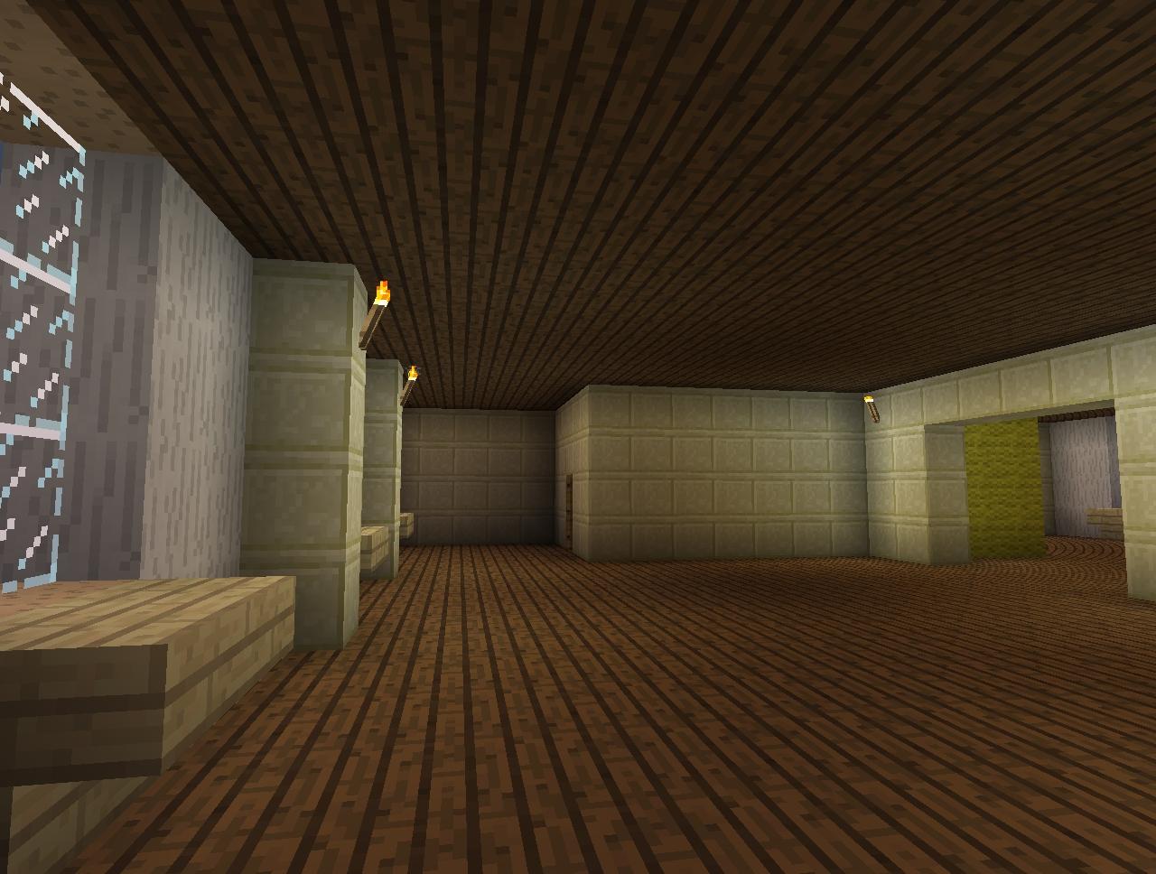 House with enclosed balcony Minecraft Map