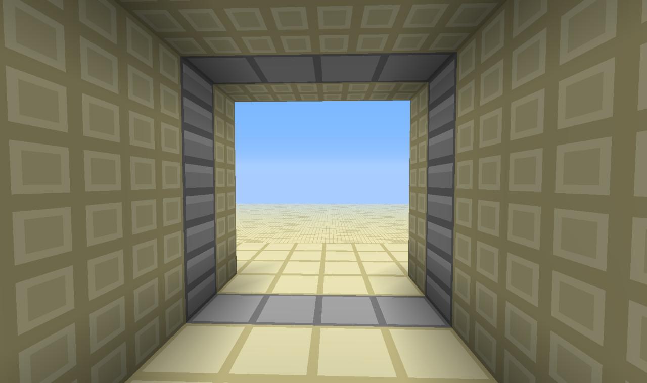 4x4 Glass Door Minecraft Map