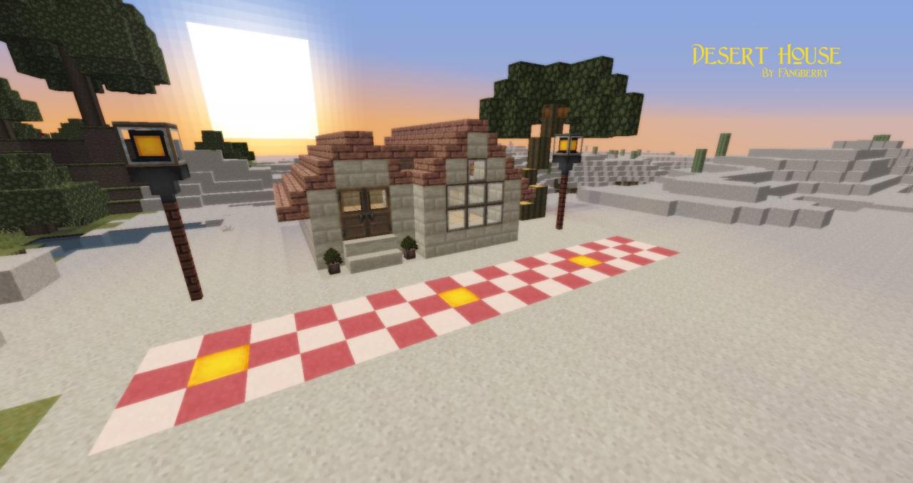 Desert House Minecraft Map