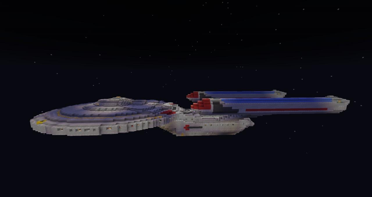 Enterprise E (1:5) Minecraft Map