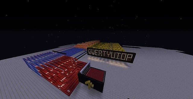 Redstone QWERTY Keyboard Minecraft Map