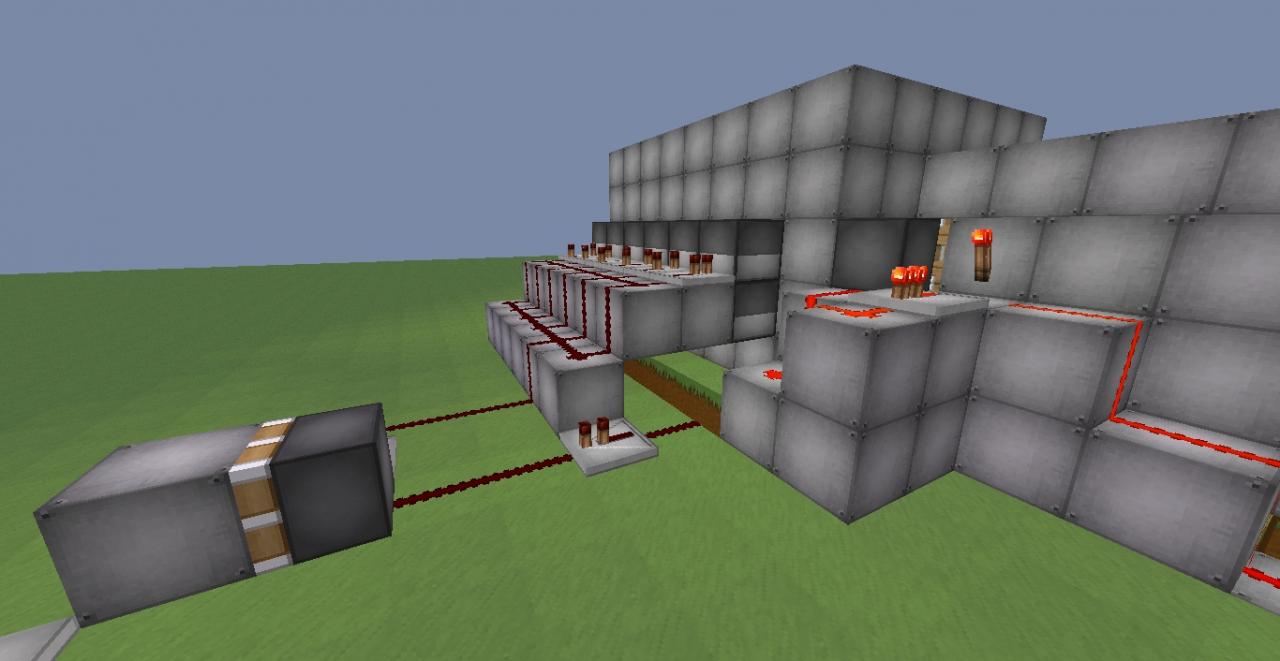 Arrows in fire -Redstone trap Minecraft Map