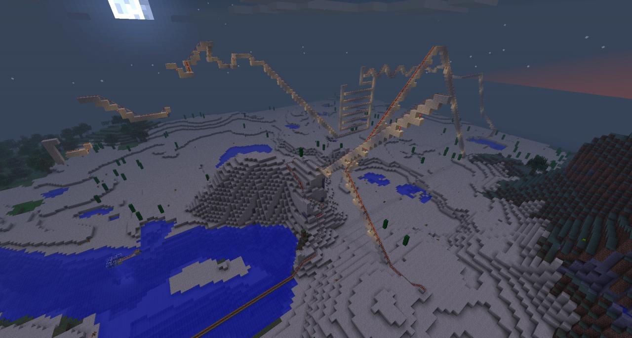 The Coaster of Death Minecraft Map