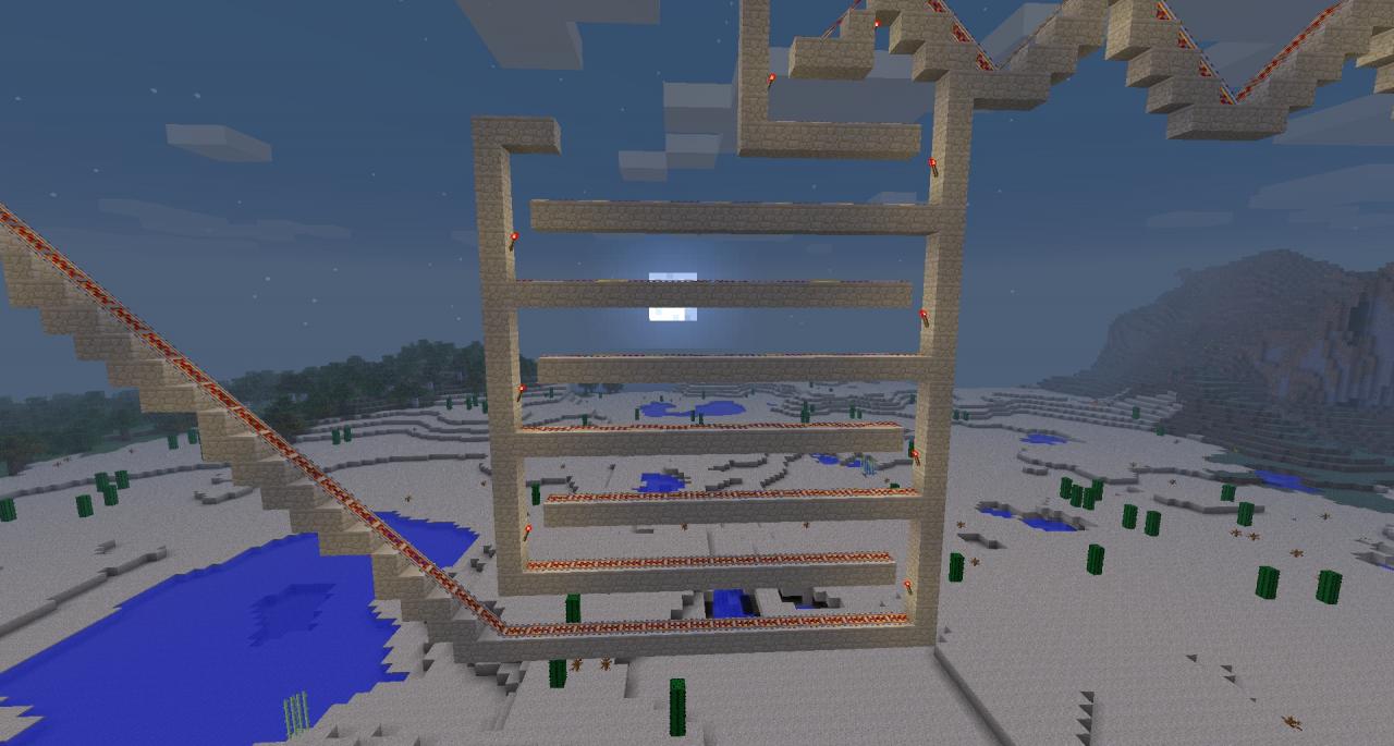 The Coaster of Death Minecraft Map