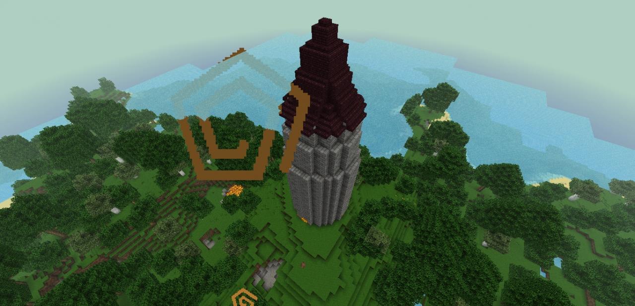 Fire-mage Tower Minecraft Map