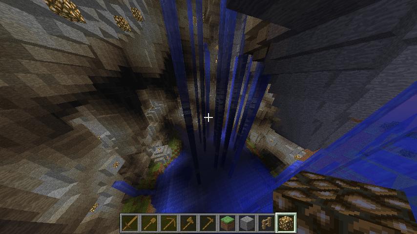 [Survival] Cave With Waterfall Minecraft Map