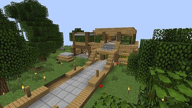 Organic House Minecraft Map
