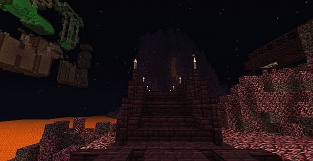 Nether Town: The Fallen World Minecraft Map