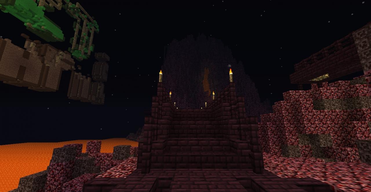 Nether Town: The Fallen World Minecraft Map