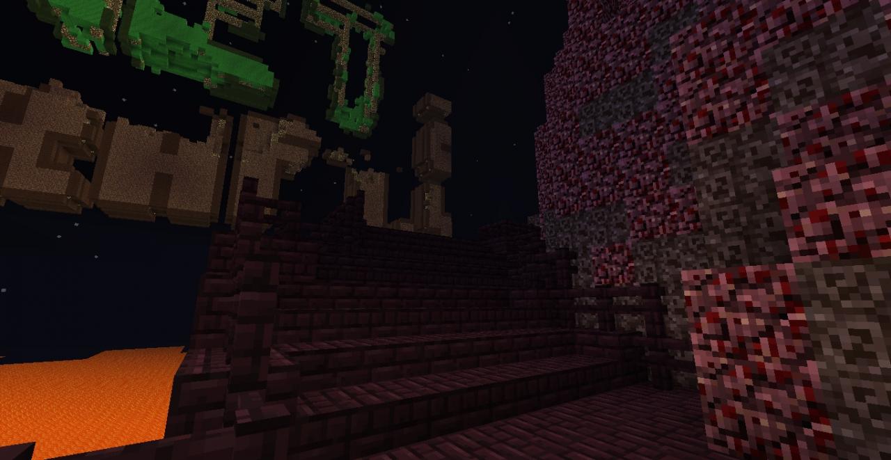 Nether Town: The Fallen World Minecraft Map