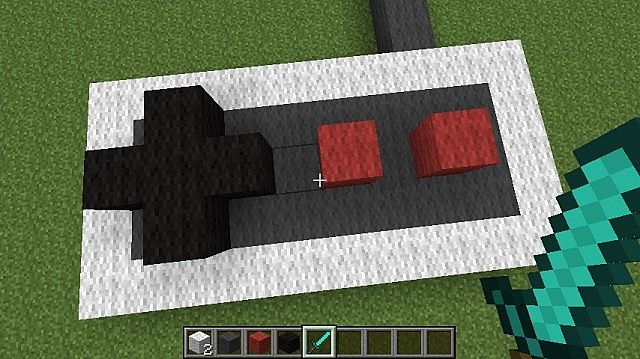 giant NES Minecraft Map