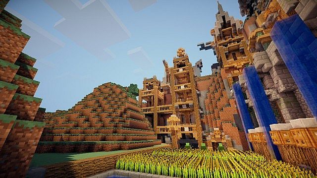 Coaldust - A mining town Minecraft Map