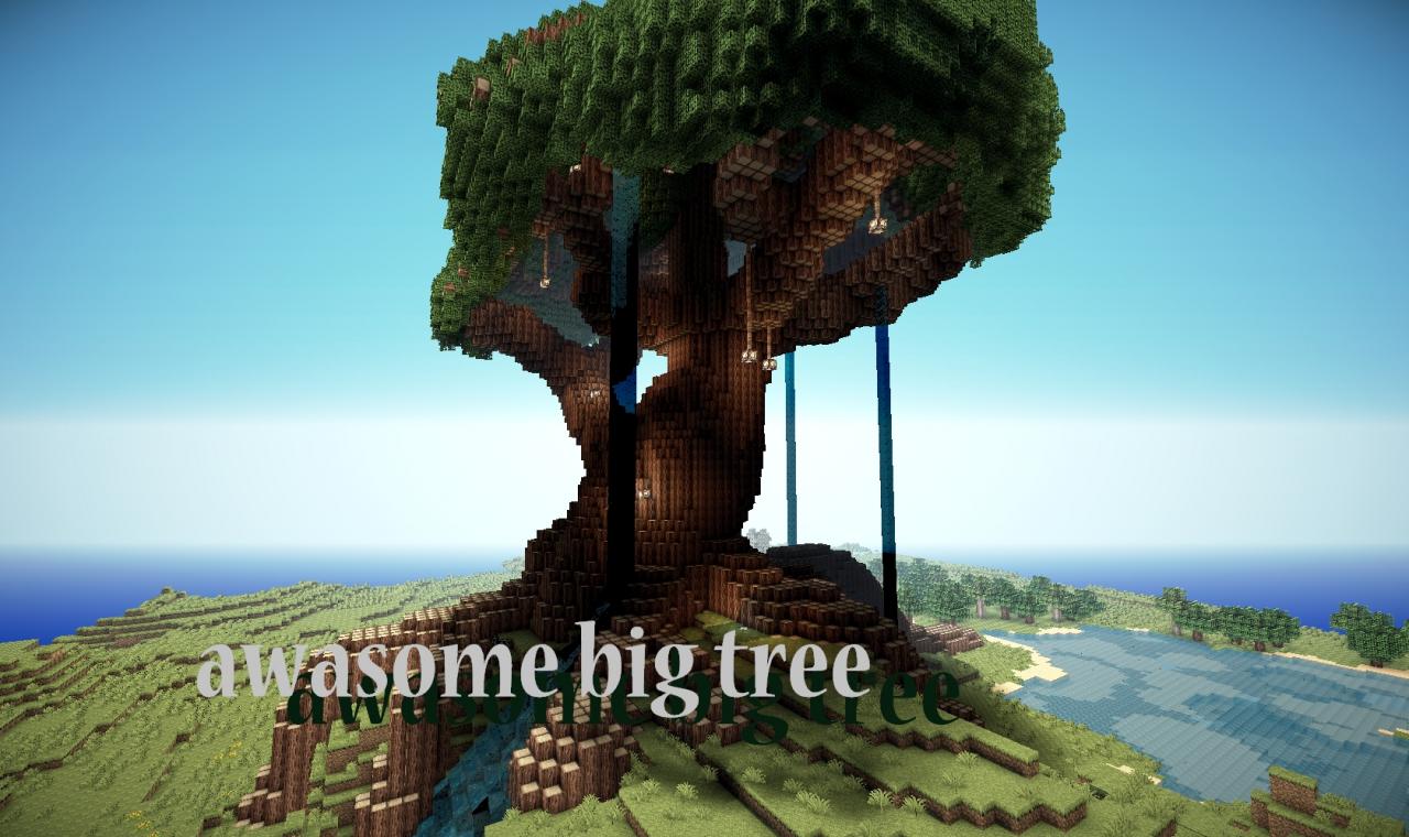 awesome big tree survival world Minecraft Map