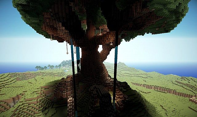 awesome big tree survival world Minecraft Map