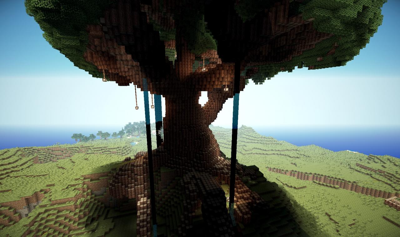 awesome big tree survival world Minecraft Map