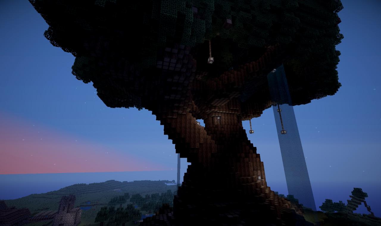 awesome big tree survival world Minecraft Map