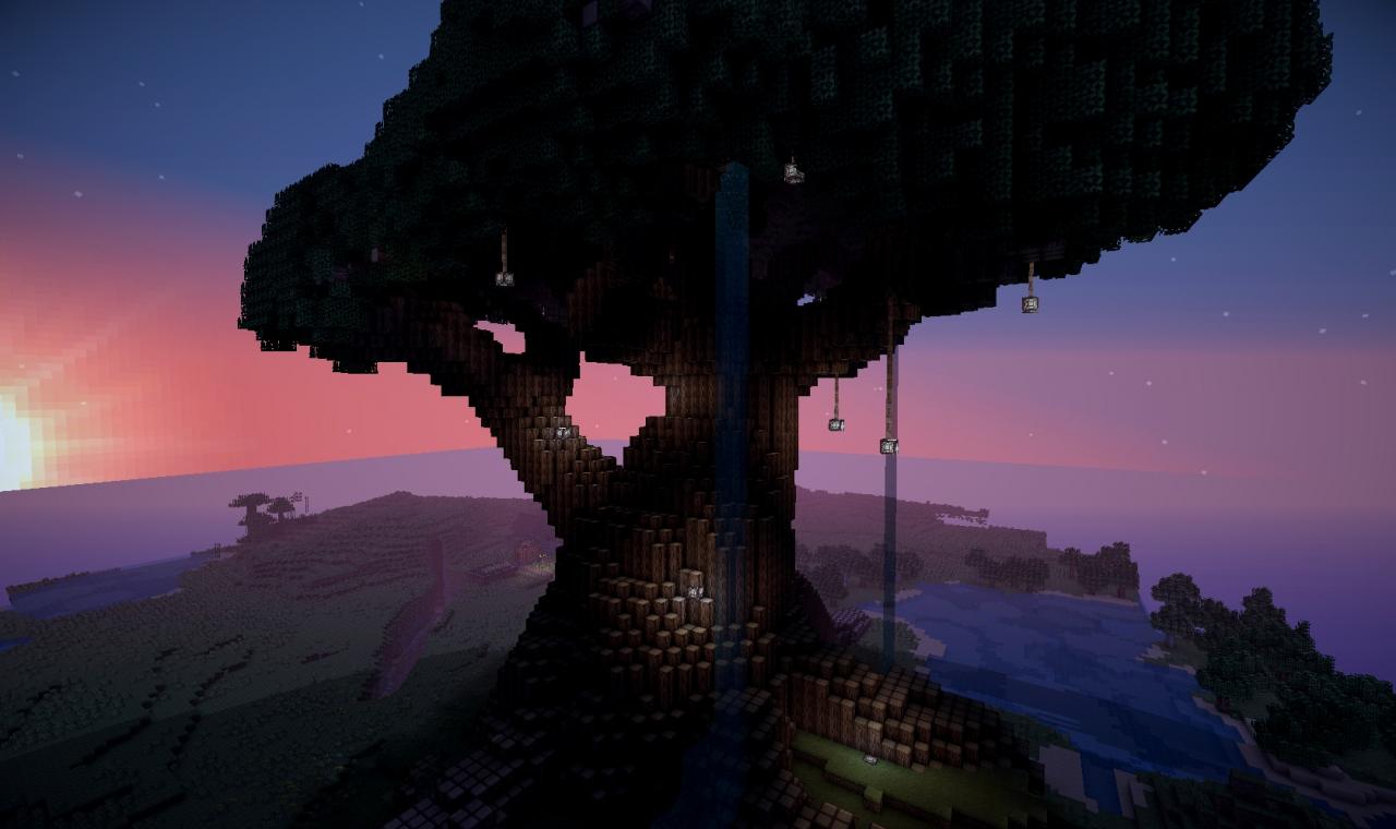 awesome big tree survival world Minecraft Map