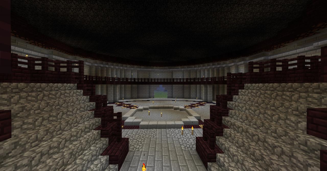 Nether Hub Design Minecraft Map