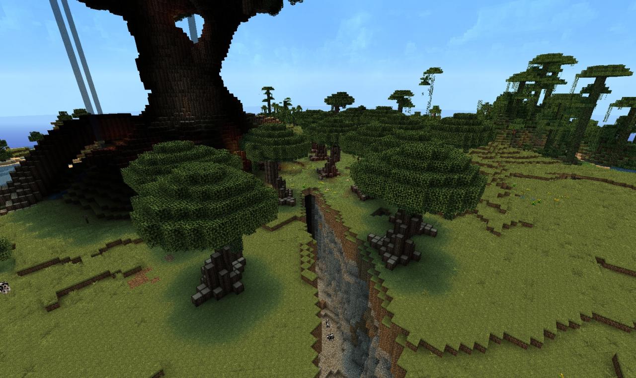 awesome big tree survival world Minecraft Map
