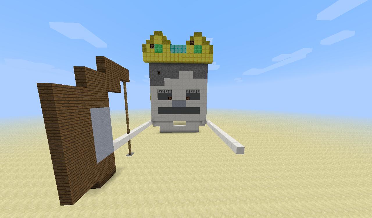 The Skeleton king Boss Fight Minecraft Project