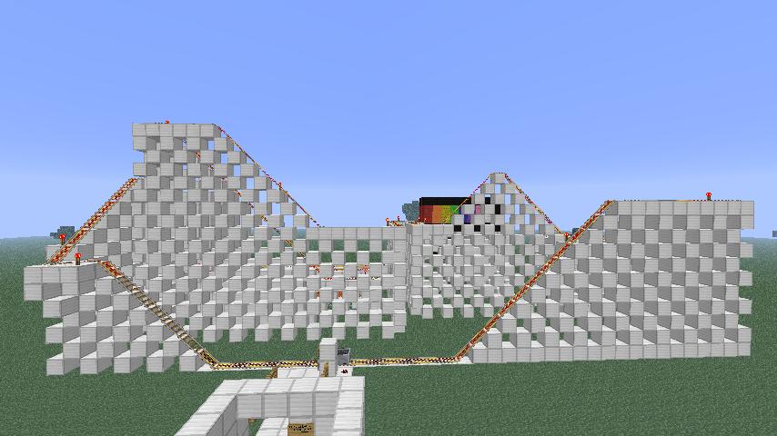 Epic RollerCoaster Minecraft Map