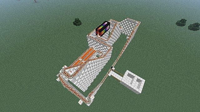 Epic RollerCoaster Minecraft Map